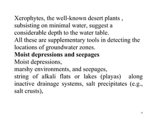 Groundwater exploration methods | PDF