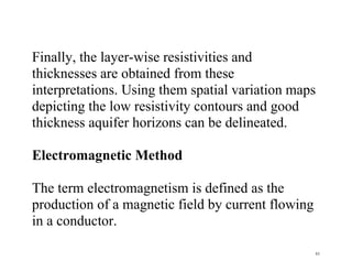 Groundwater exploration methods | PDF