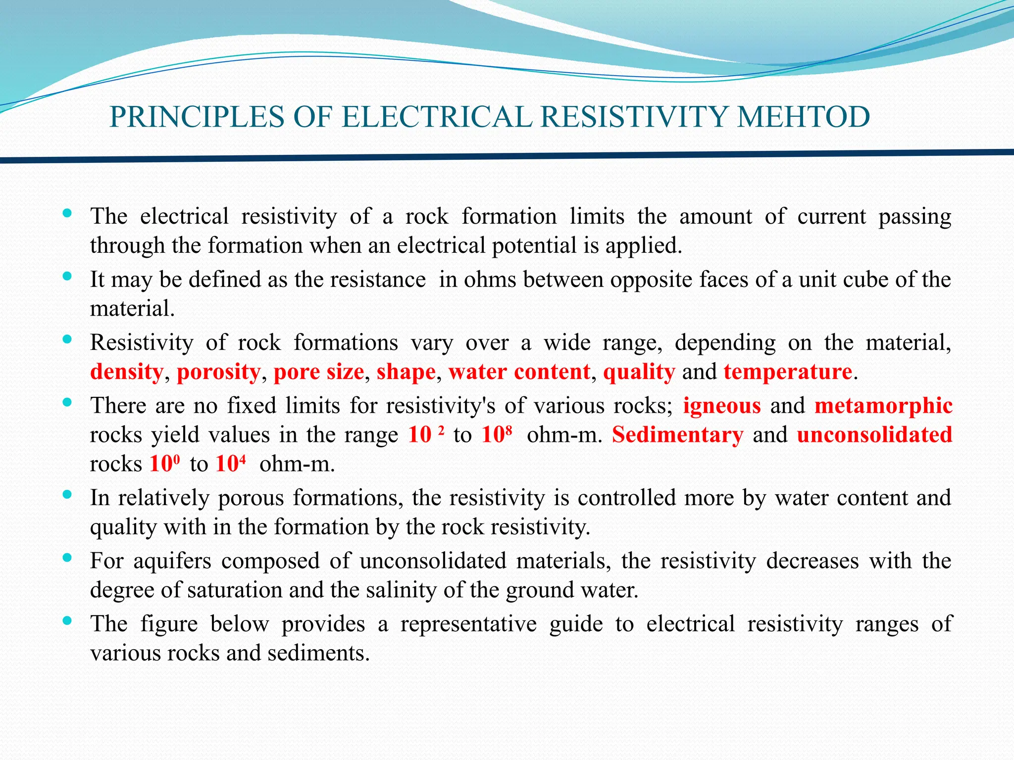 GEOPHYSICAL METHODS OF GROUNDWATER EXPLORATION | PPTX