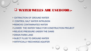 Chapter 5 Fetter Ground water flow to wells | PPT