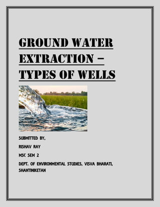 Ground water harvesting | PDF