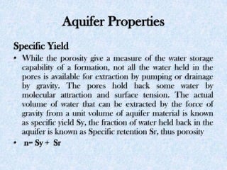Ground Water Hydrology | PPTX