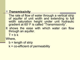 Hydrology (Ground water Hydrology) | PPT