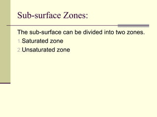 Hydrology (Ground water Hydrology) | PPT | Geography | Science