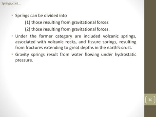 Groundwater hydrology | PPTX