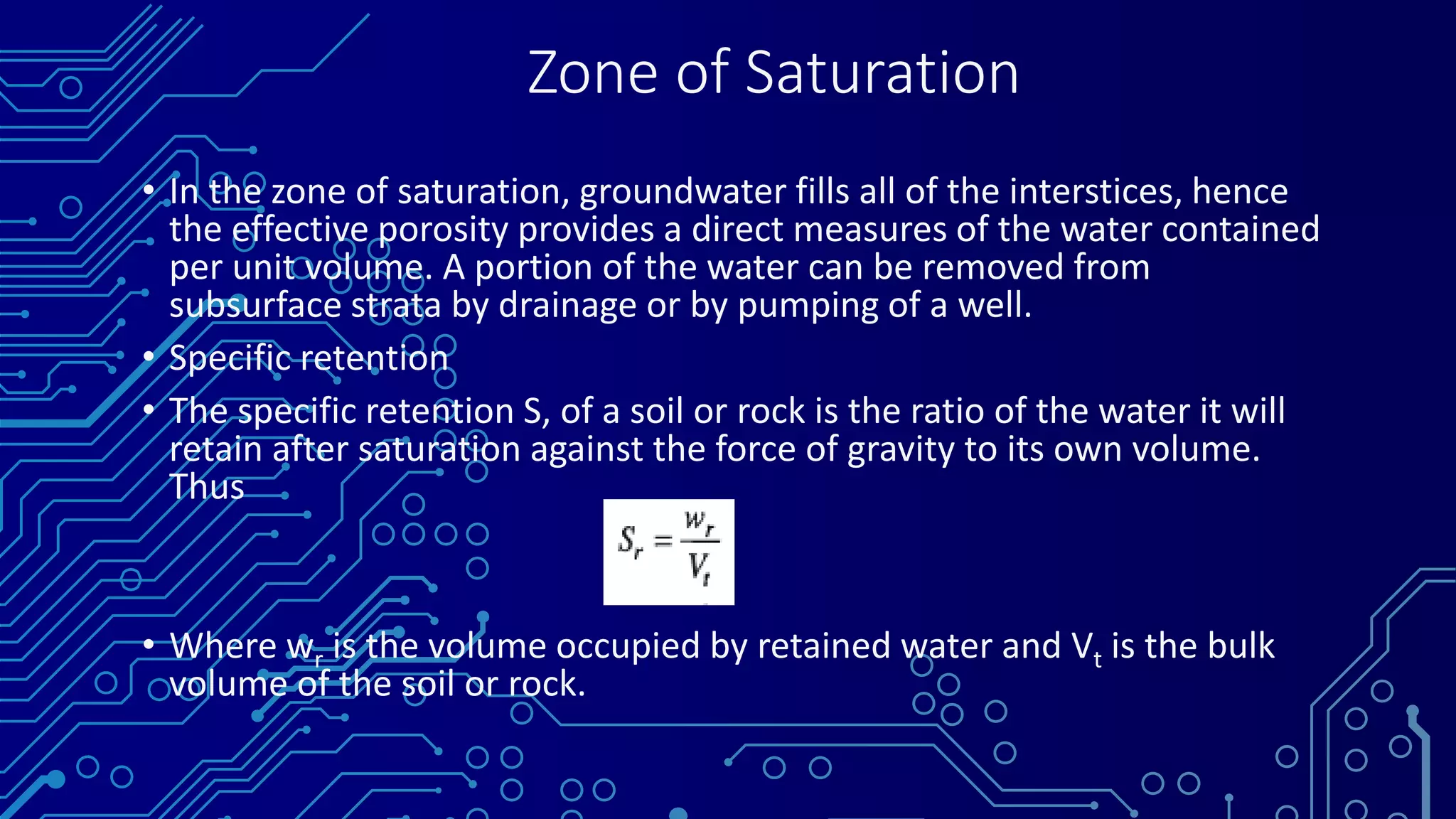 Groundwater occurrence Vertical distribution of groundwater | PPTX