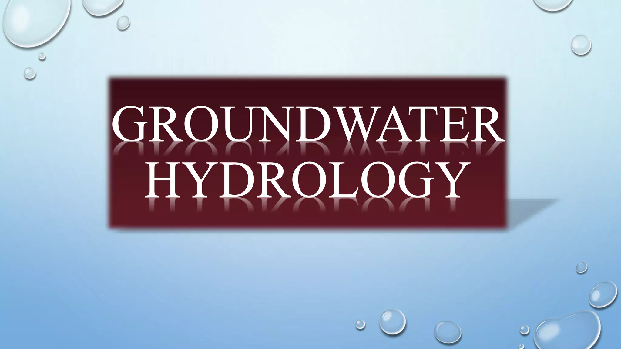 Ground water pollution in India | PPTX