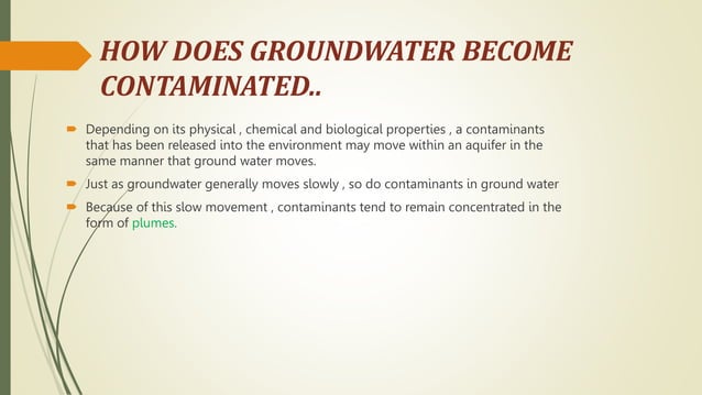 GROUND WATER POLLUTION DUE TO COIR INDUSTRIES.pptx | Environmental ...