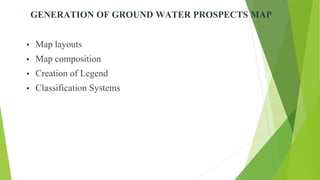 Ground water prospects map | PPTX