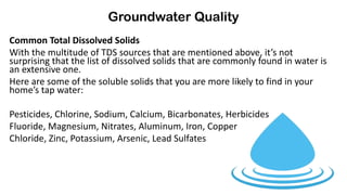 groundwater Quality and Pollution | PDF