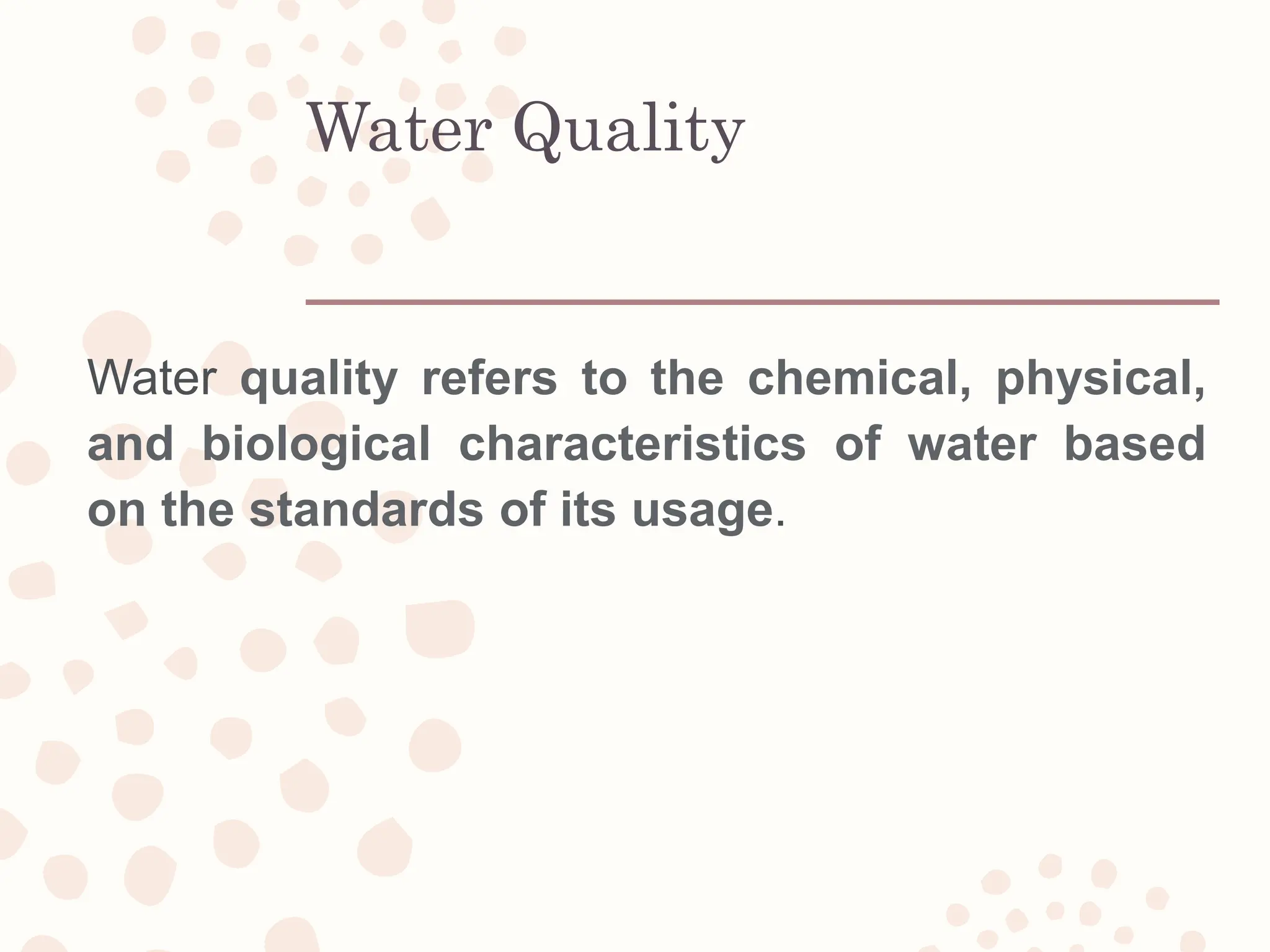 Groundwater Quality.ppt ground water quality and tts effects on environment | PPT