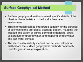 Ground water resource evaluation | PDF