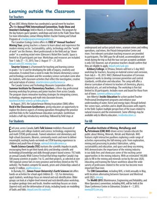 groundWORK 2015 - Earth science matters | PDF