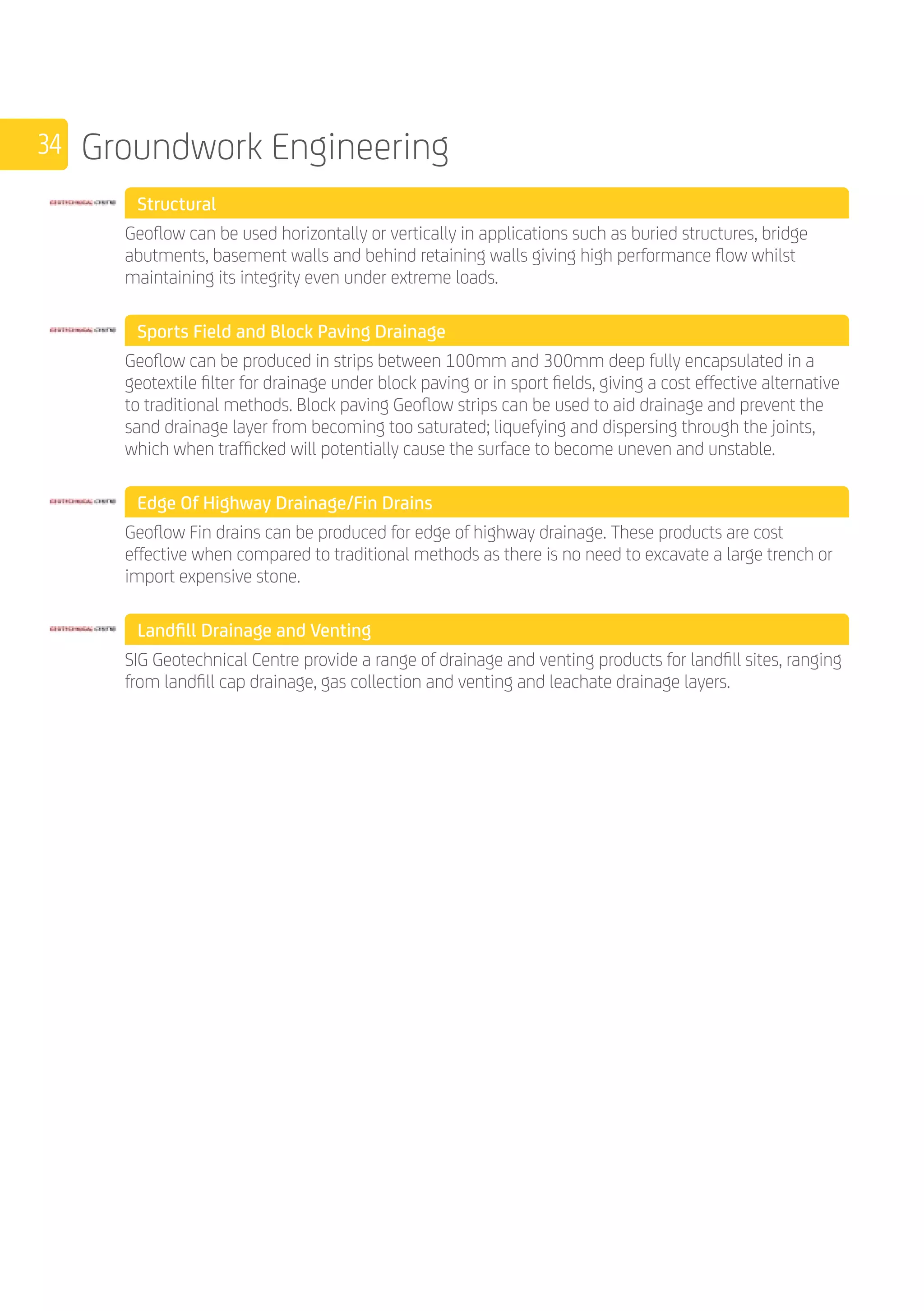 Groundworks and Civil Engineering Products | PDF