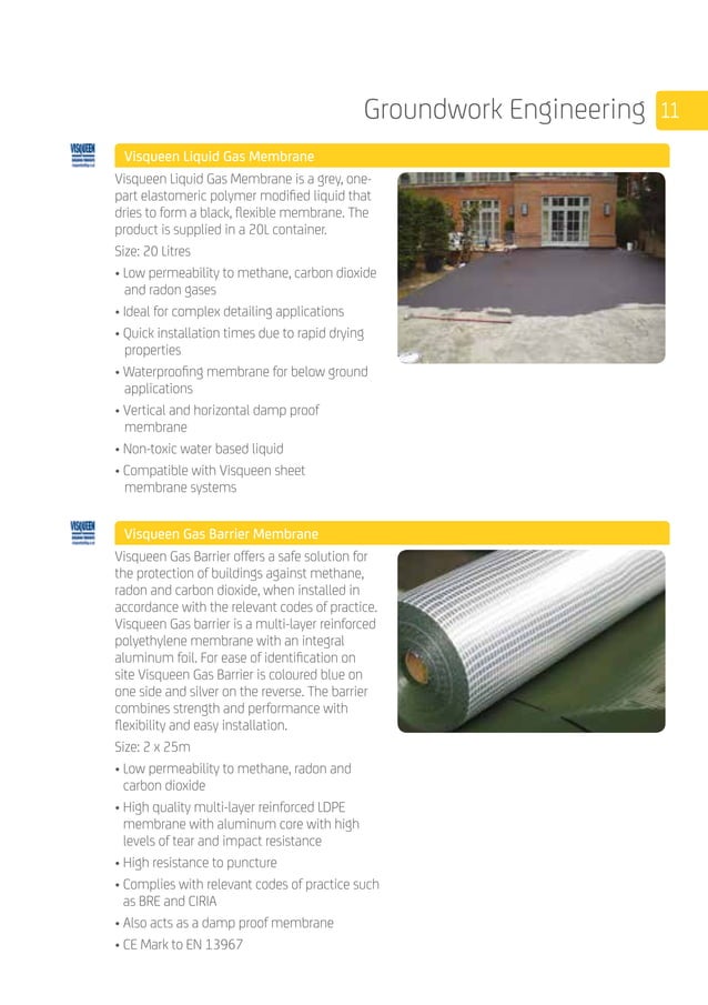 Groundworks and Civil Engineering Products | PDF