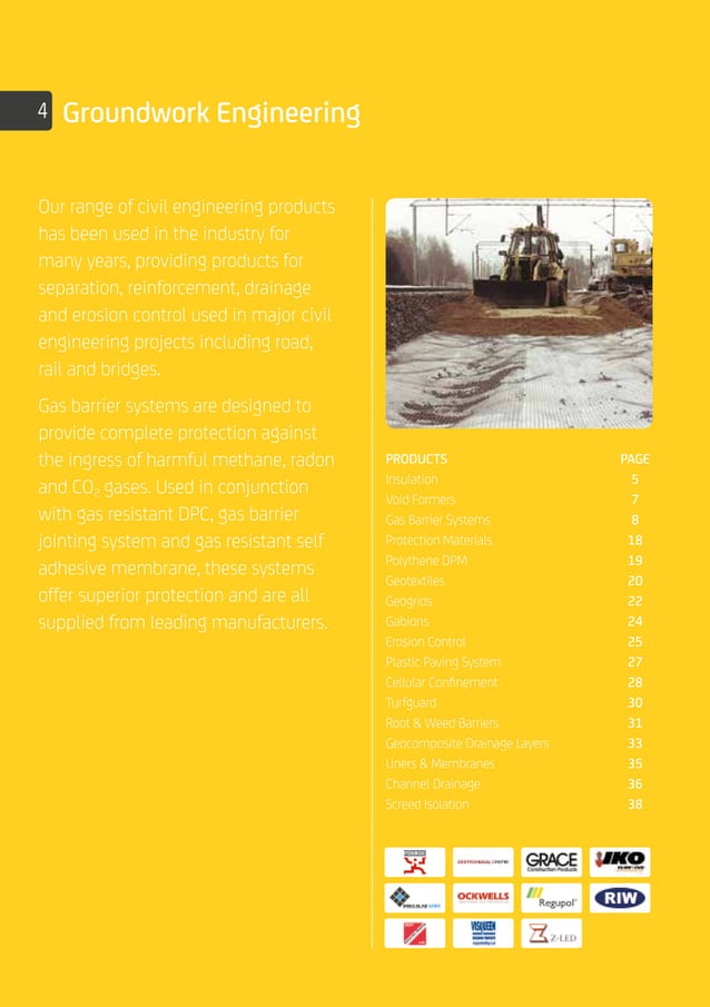 Groundworks and Civil Engineering Products | PDF