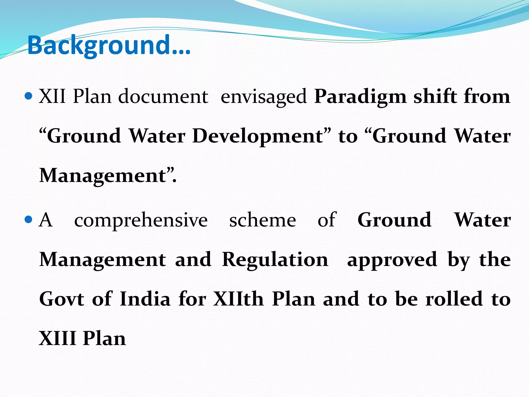 Groundwater management strategy by Dr S K Jain, CGWB | PPTX