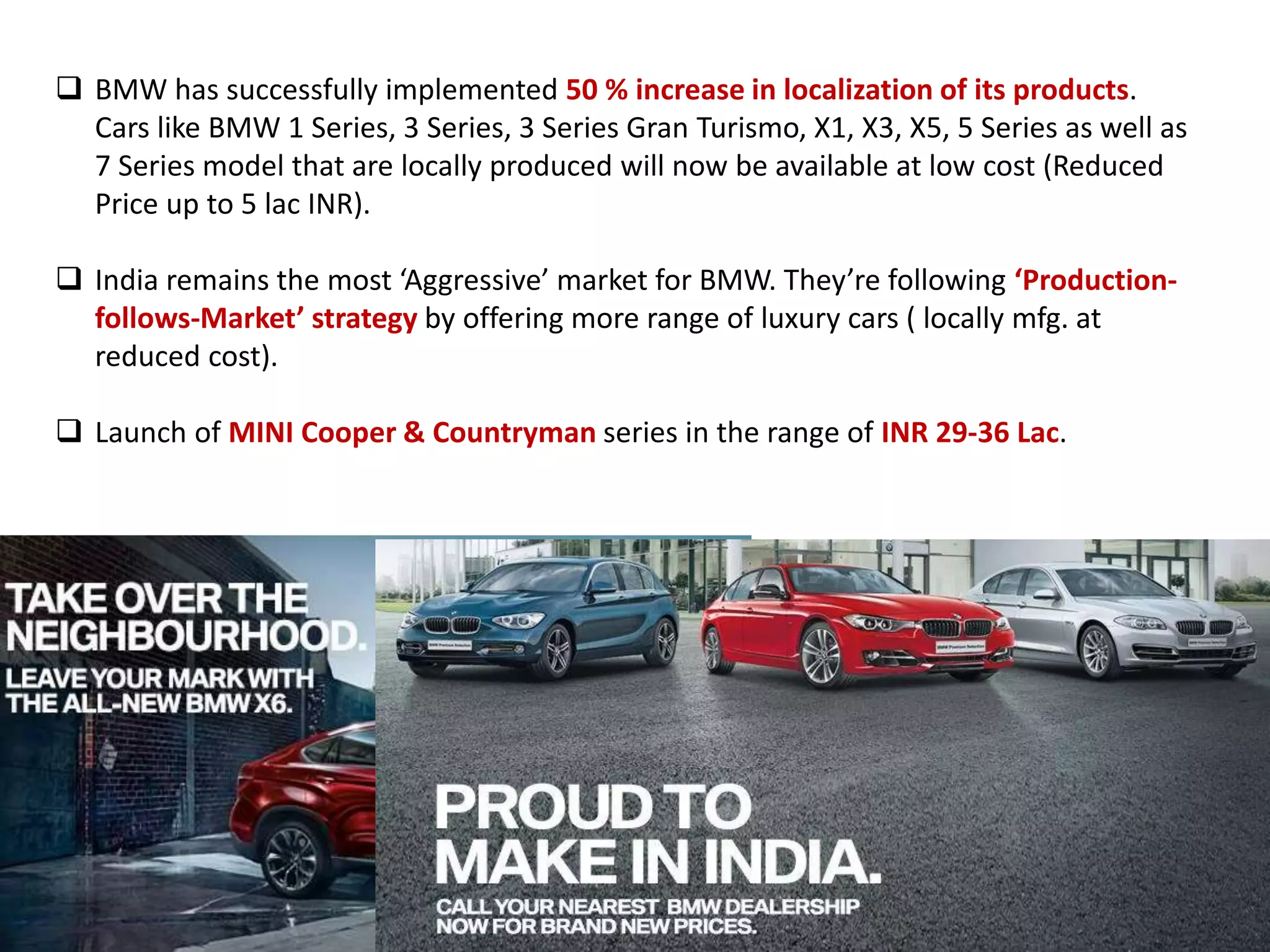 BMW | Pricing Strategies | PPTX