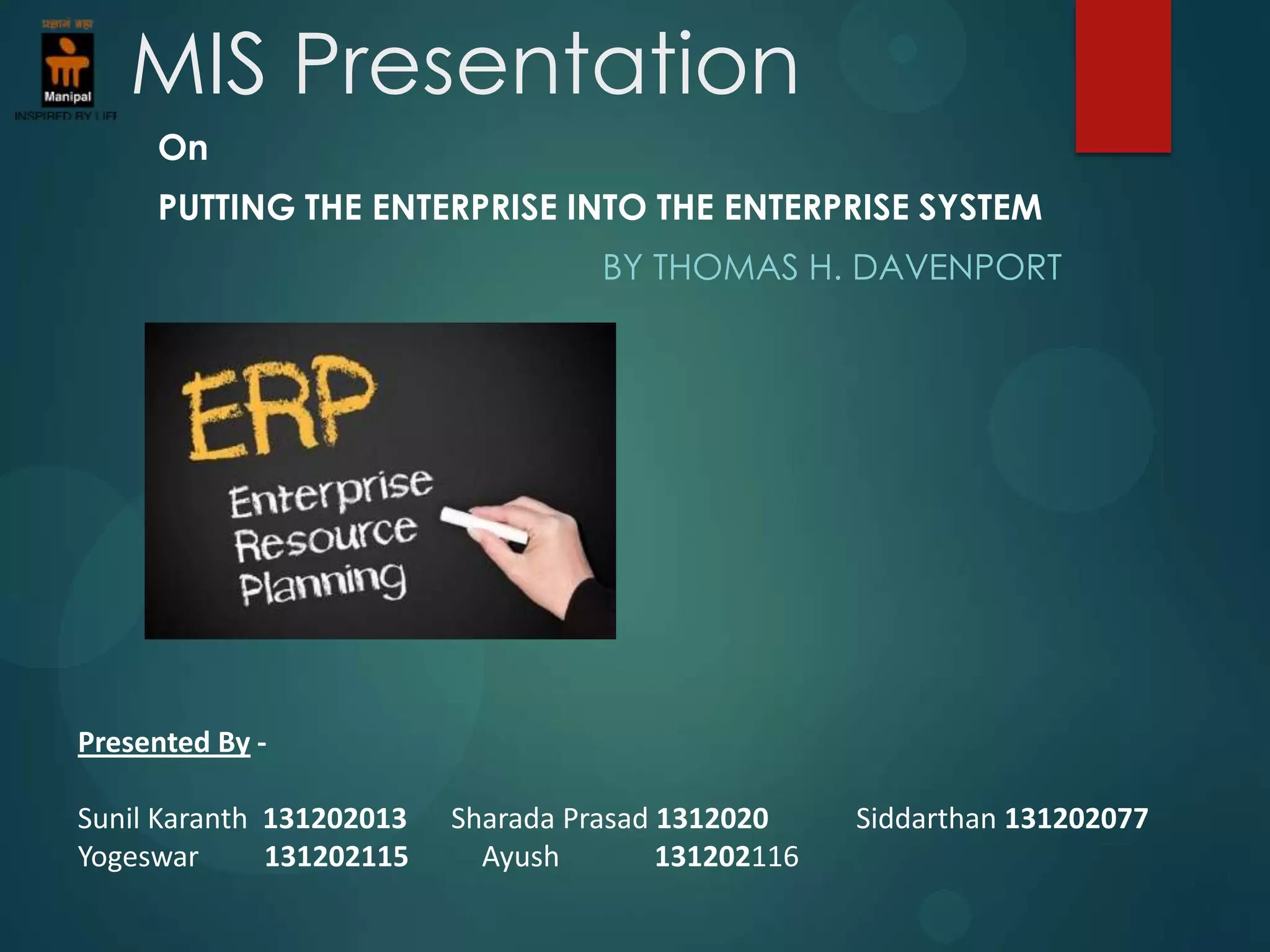 ERP | PPT