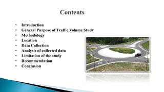 Traffic Volume Study | PPTX
