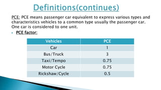 Traffic Volume Study | PPTX | Civil Engineering Industry | Industries