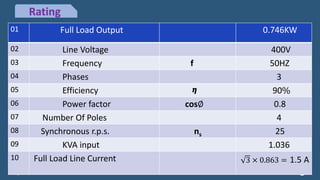 Three Phase Induction Motor Design (Electrical Machine Design) | PDF