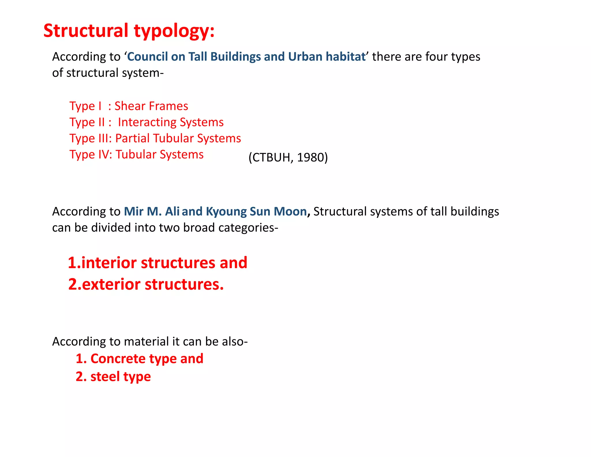 structure, technology and materials of highrise buildings | PPTX