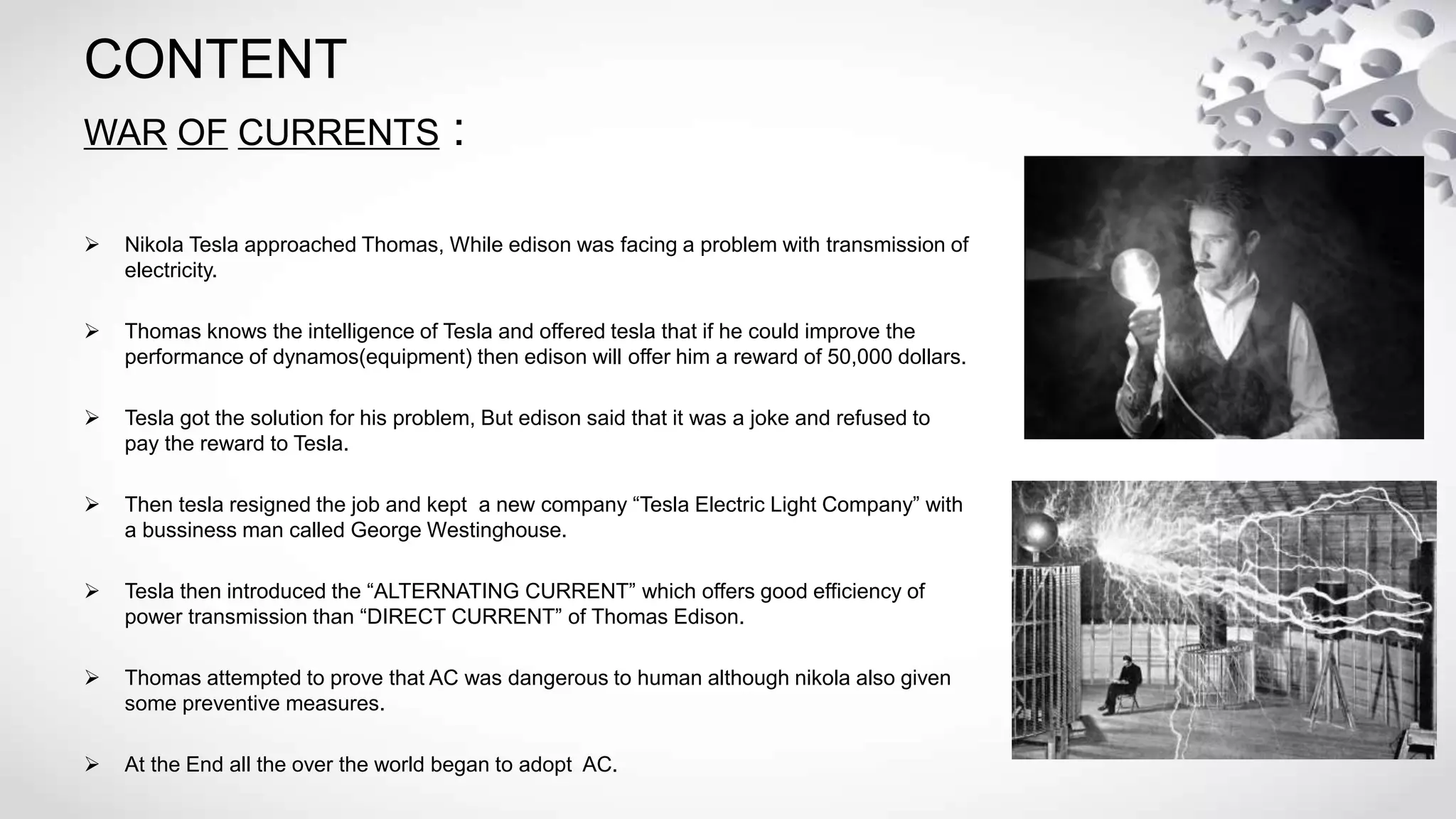 war of currents _ shyam | PPTX