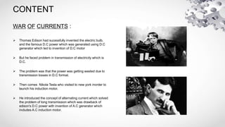 war of currents _ shyam | PPTX