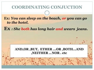 The Complex sentence - Coordination and Subordination | PPTX