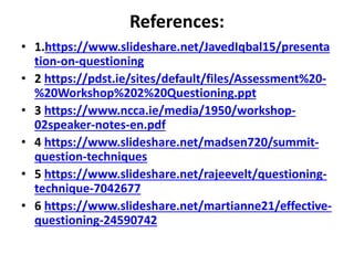 classroom questioning | PPT