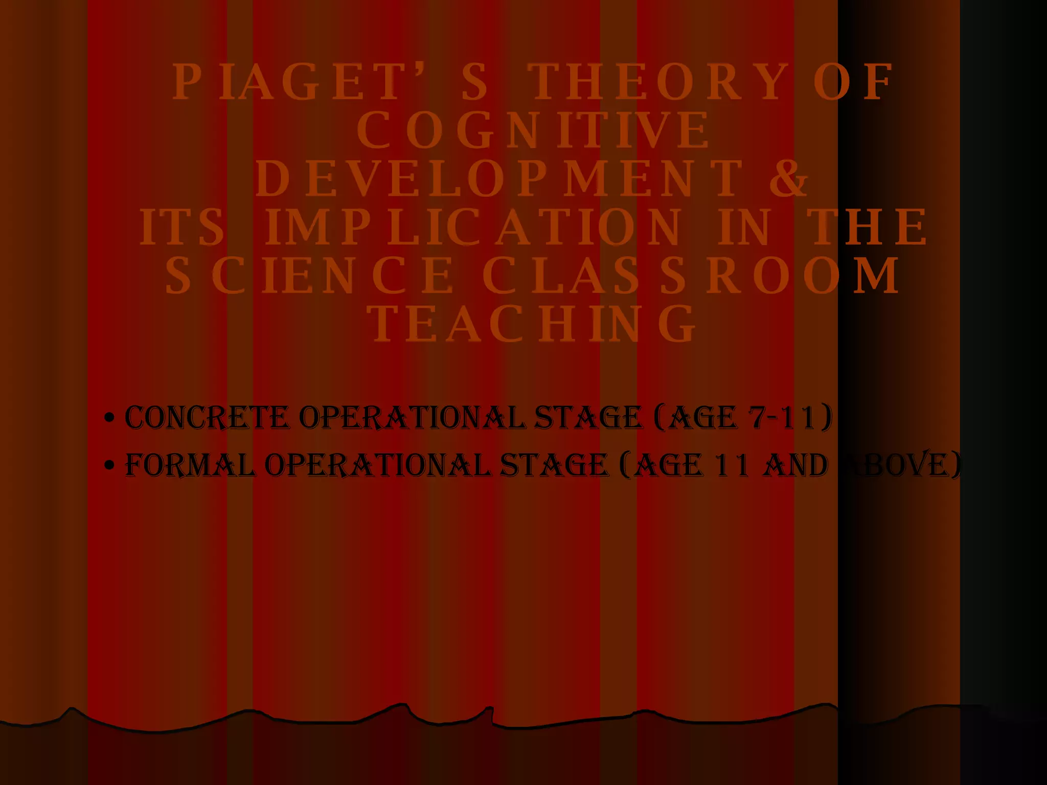 Learning Theory by Jean Piaget | PPT