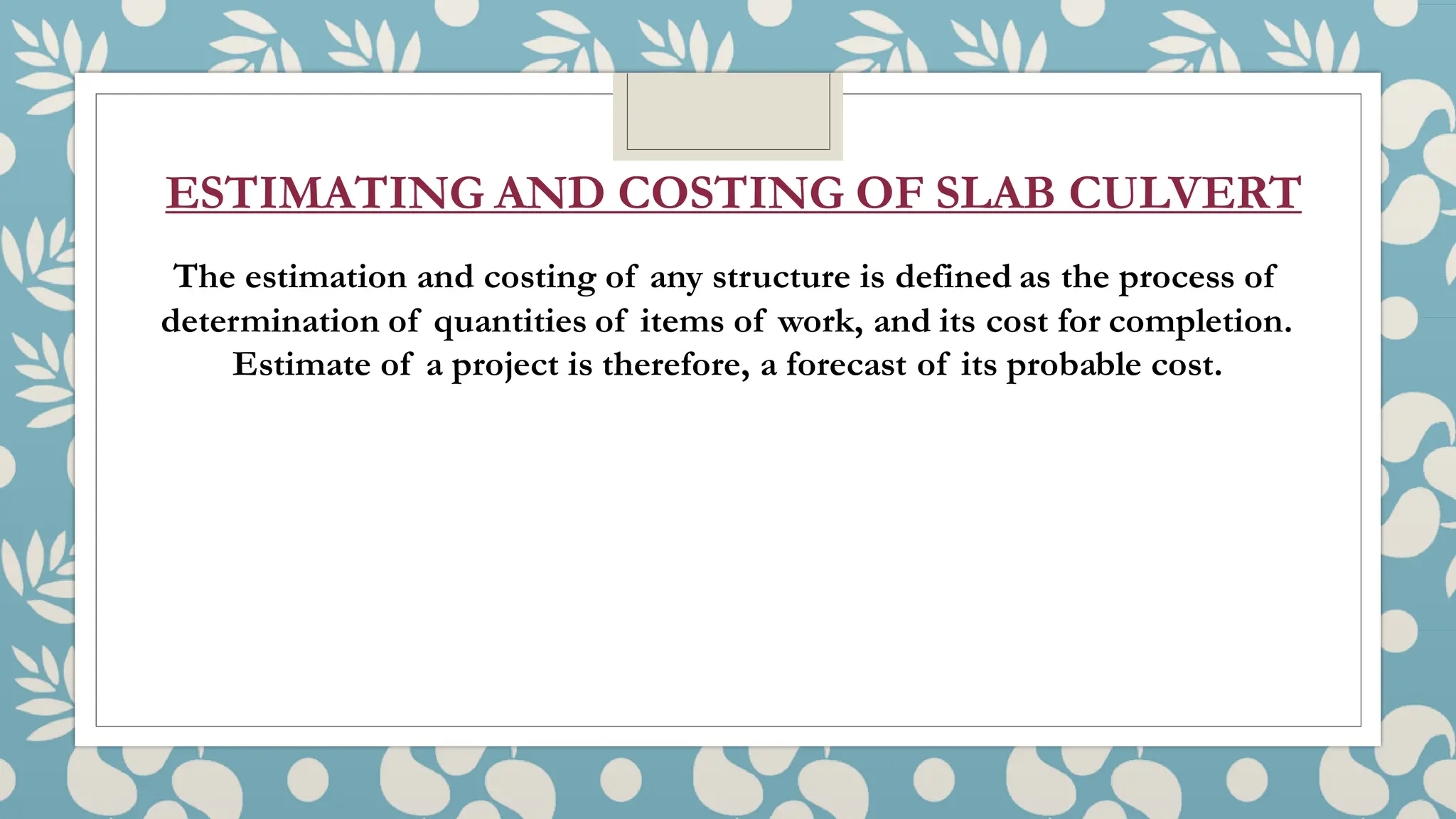GROUP-1.pdf minor project report on design of slab culvert | PDF