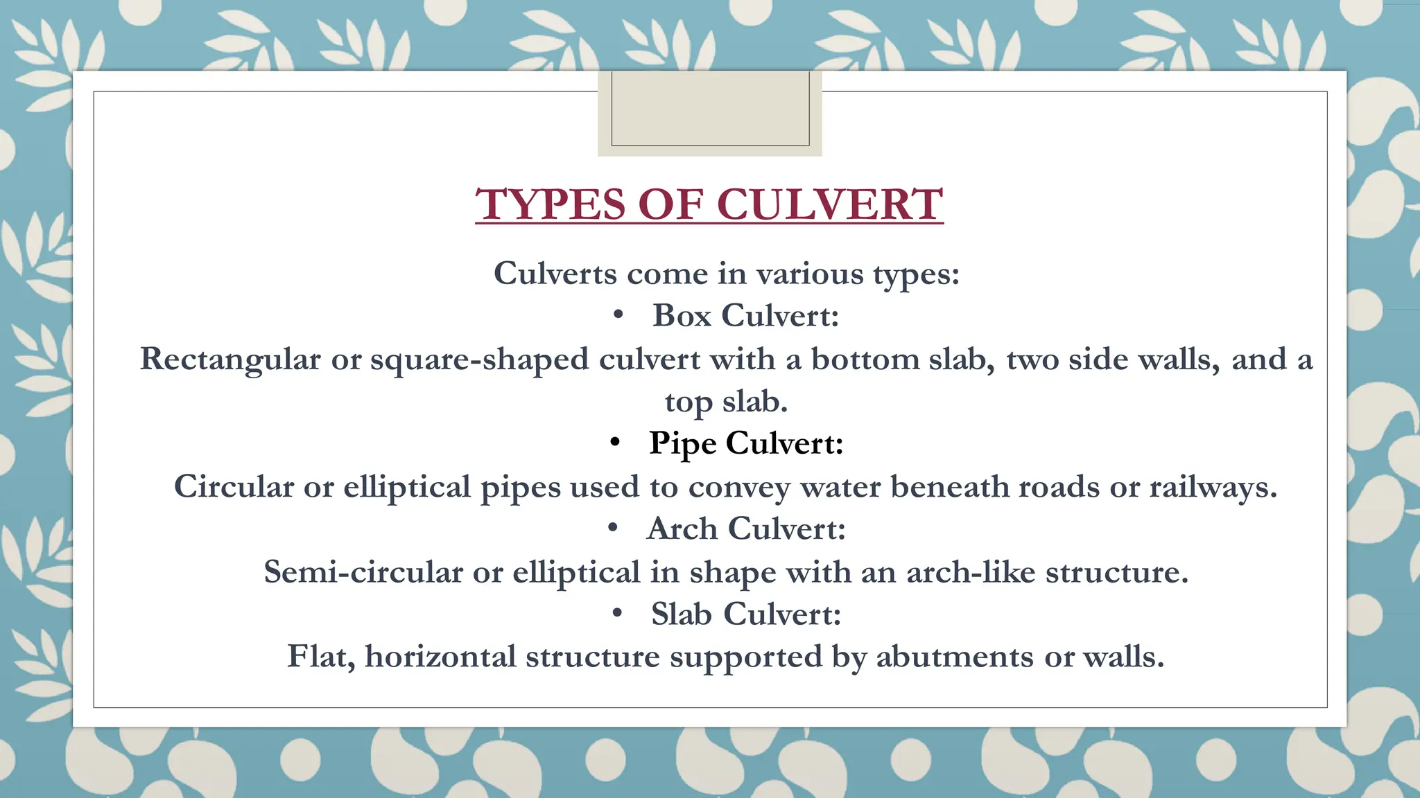 GROUP-1.pdf minor project report on design of slab culvert | PDF