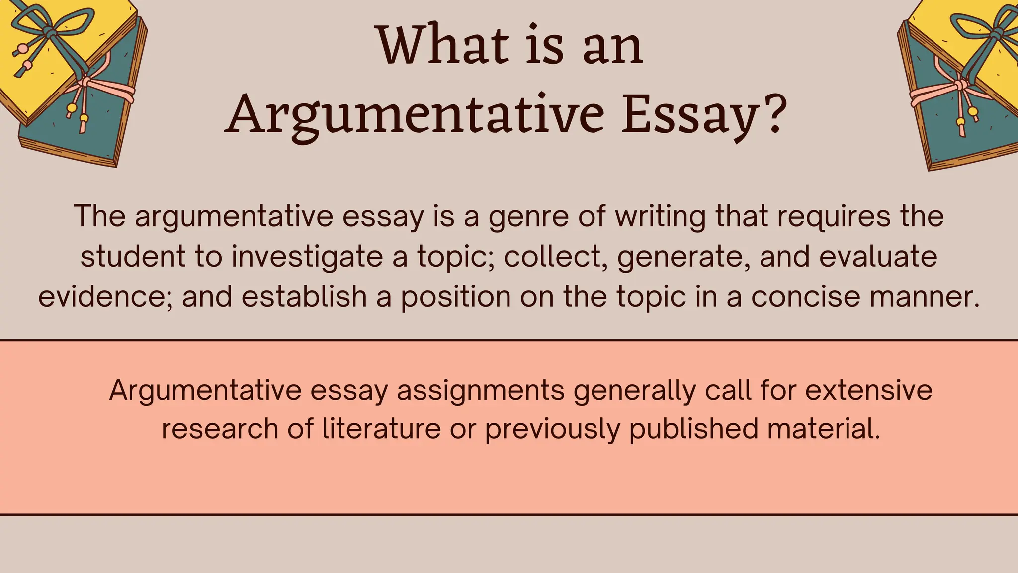 writing an argumentative essay english 10 | PDF