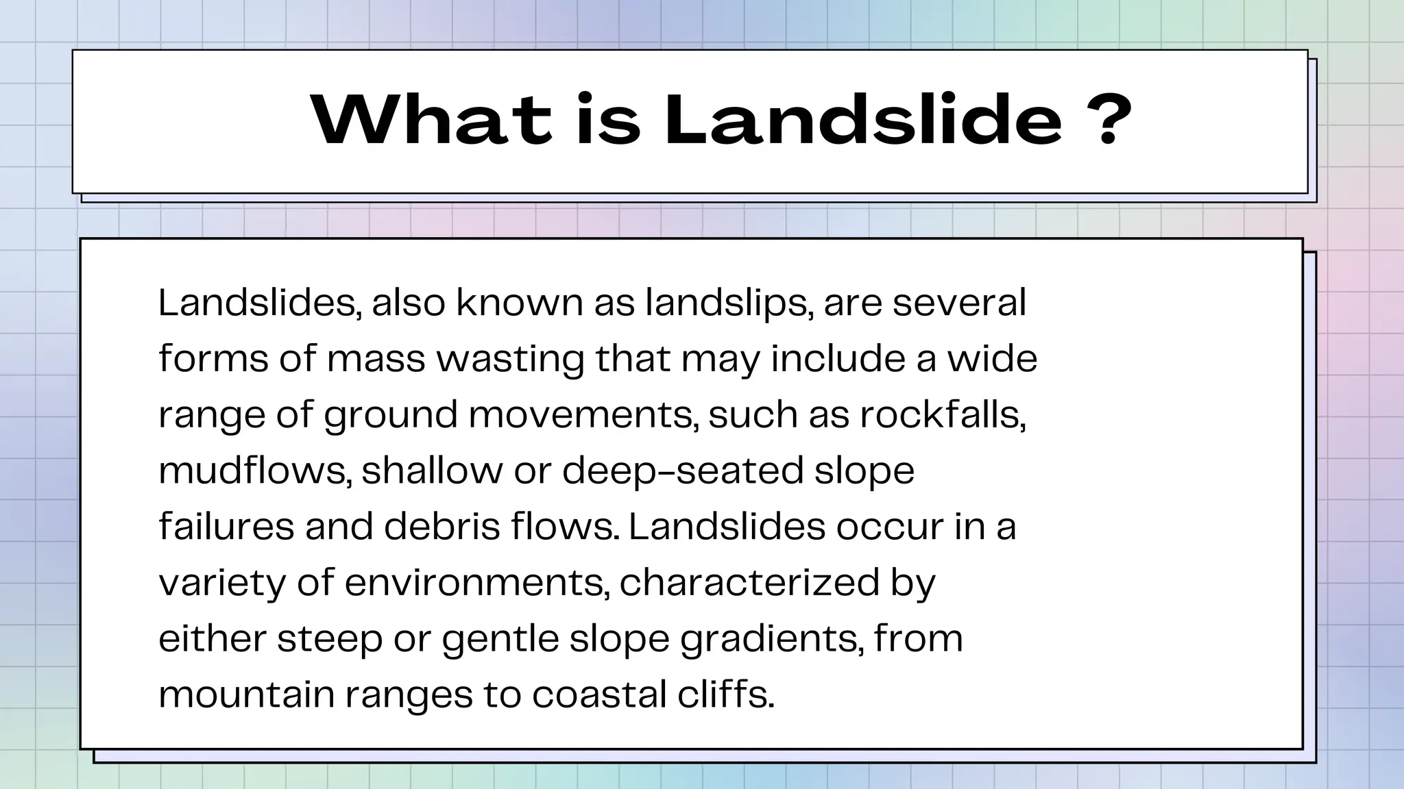 Group-1-DRRR_earthquake induced landslide | PDF