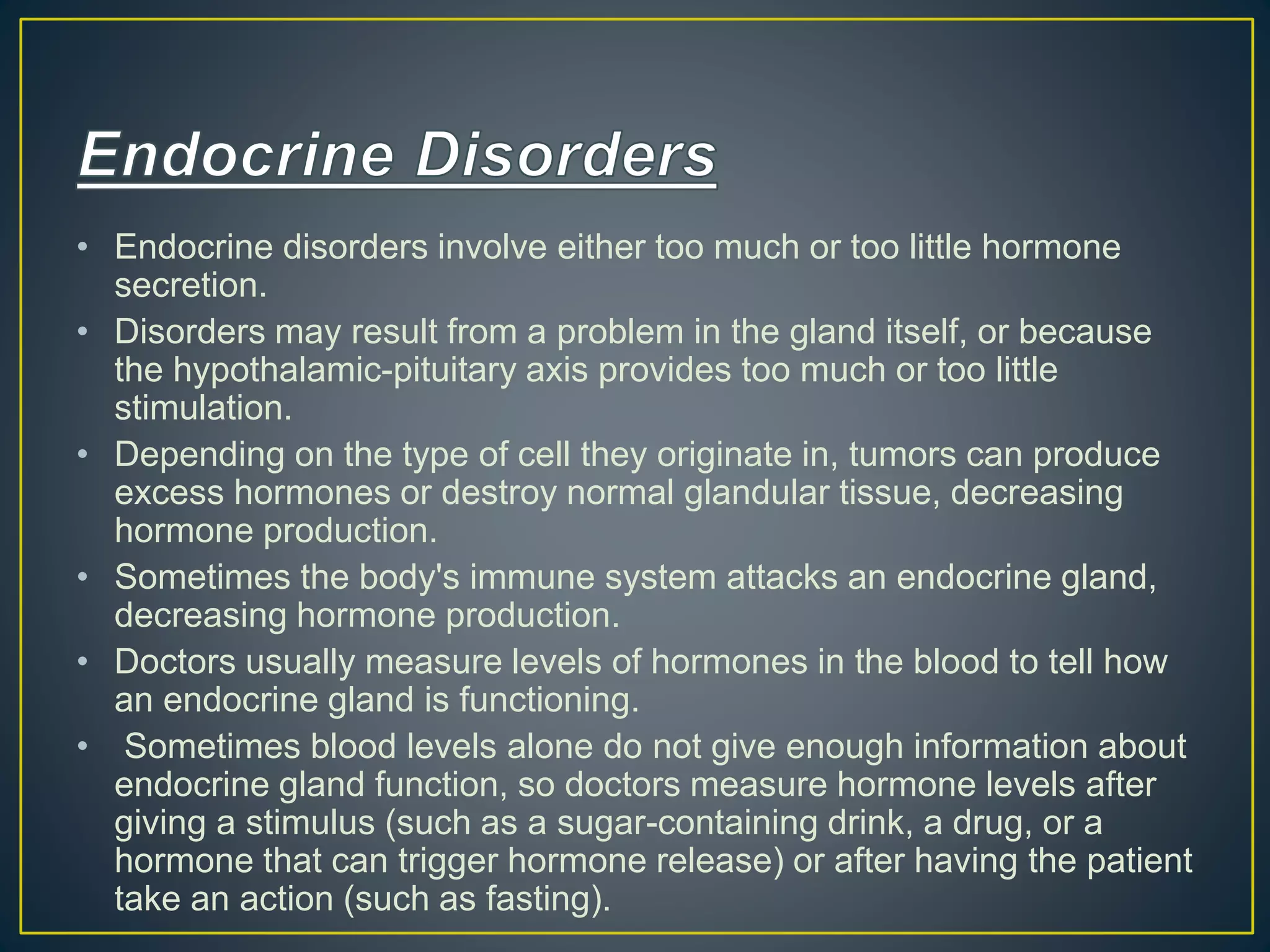 ENDOCRINE SYSTEM AND THEIR CLASSIFICATIONS OF HORMONES | PPTX