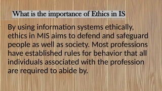 GROUP-1-Ethics-in-Information System PPT | PPTX