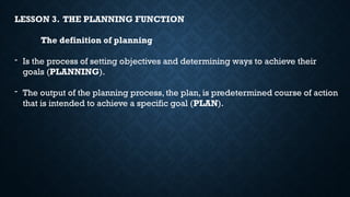Group-1-fundamentals of planning in orga | PPTX
