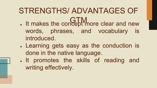 Grammar Translation Approach | PPTX