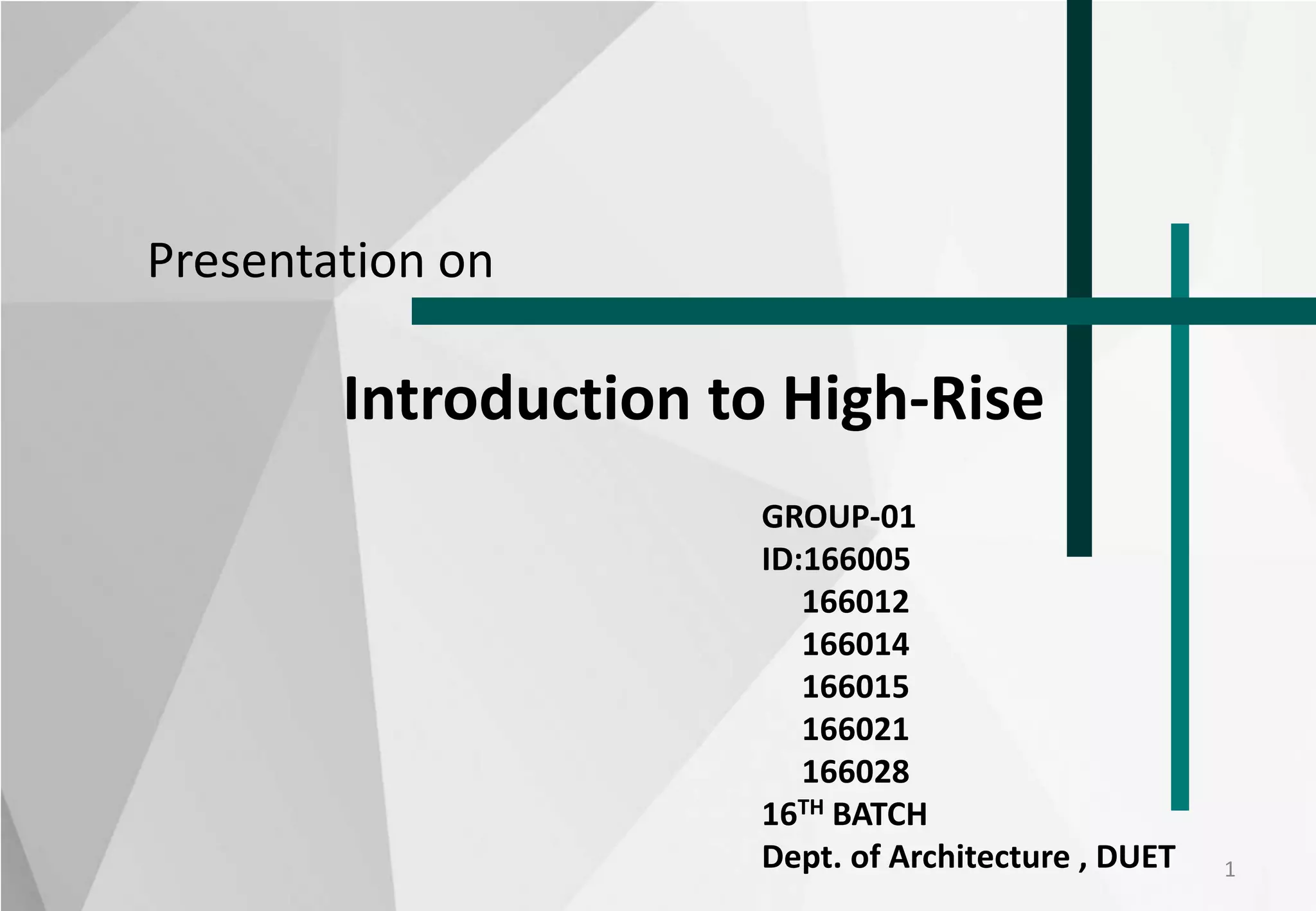 Introduction to High-Rise Development | PPT