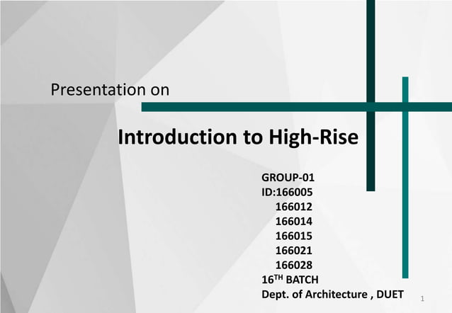 Introduction to High-Rise Development | PPT