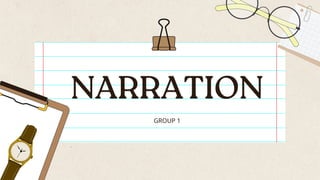 narration jeudusieiejehdudidisiejjejdjdj | PPT