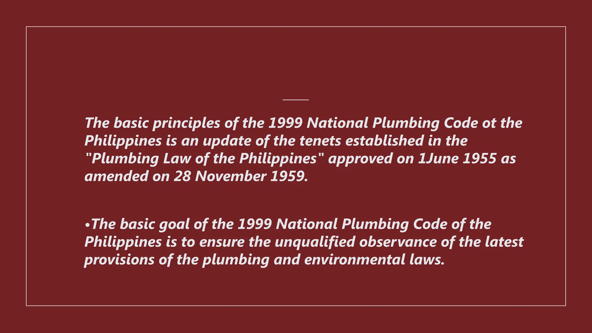 Basic principles of sanitary system doc. | PPTX