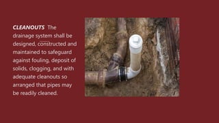 Basic principles of sanitary system doc. | PPTX