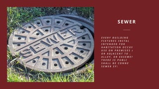 Basic principles of sanitary system doc. | PPTX