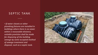 Basic principles of sanitary system doc. | PPTX