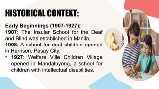 SPECIAL EDUCATION IN THE PHILIPPINES.... | PPTX