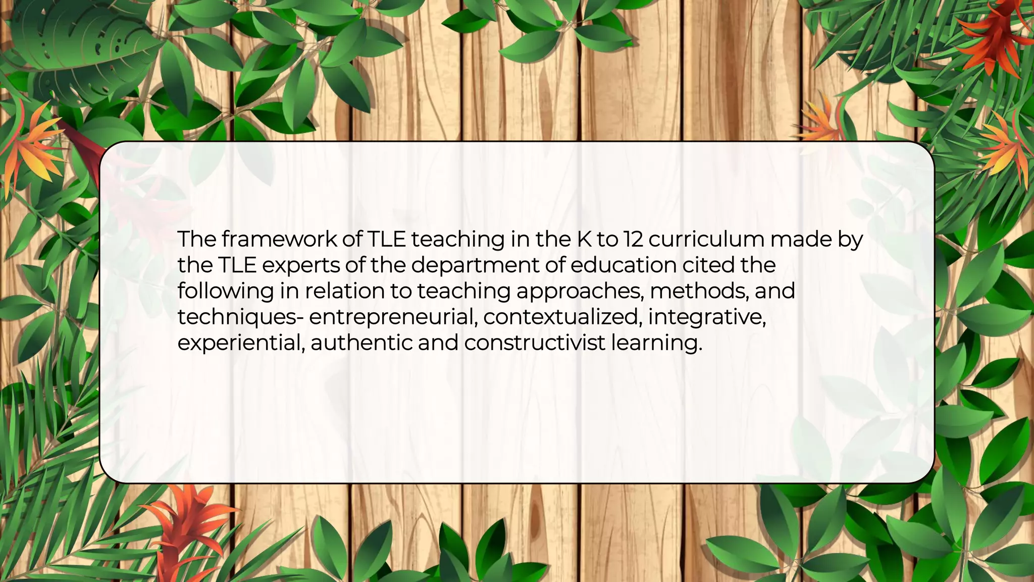 TLE presentation | PPTX