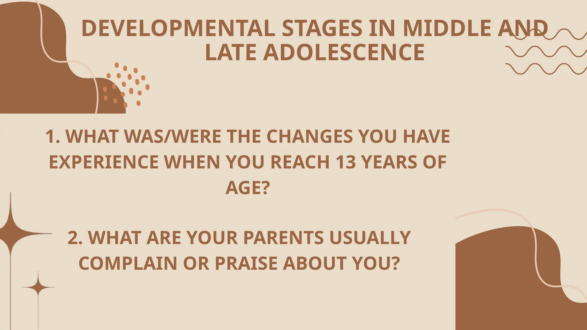 developmental stages in middle and late adolescence | PPTX